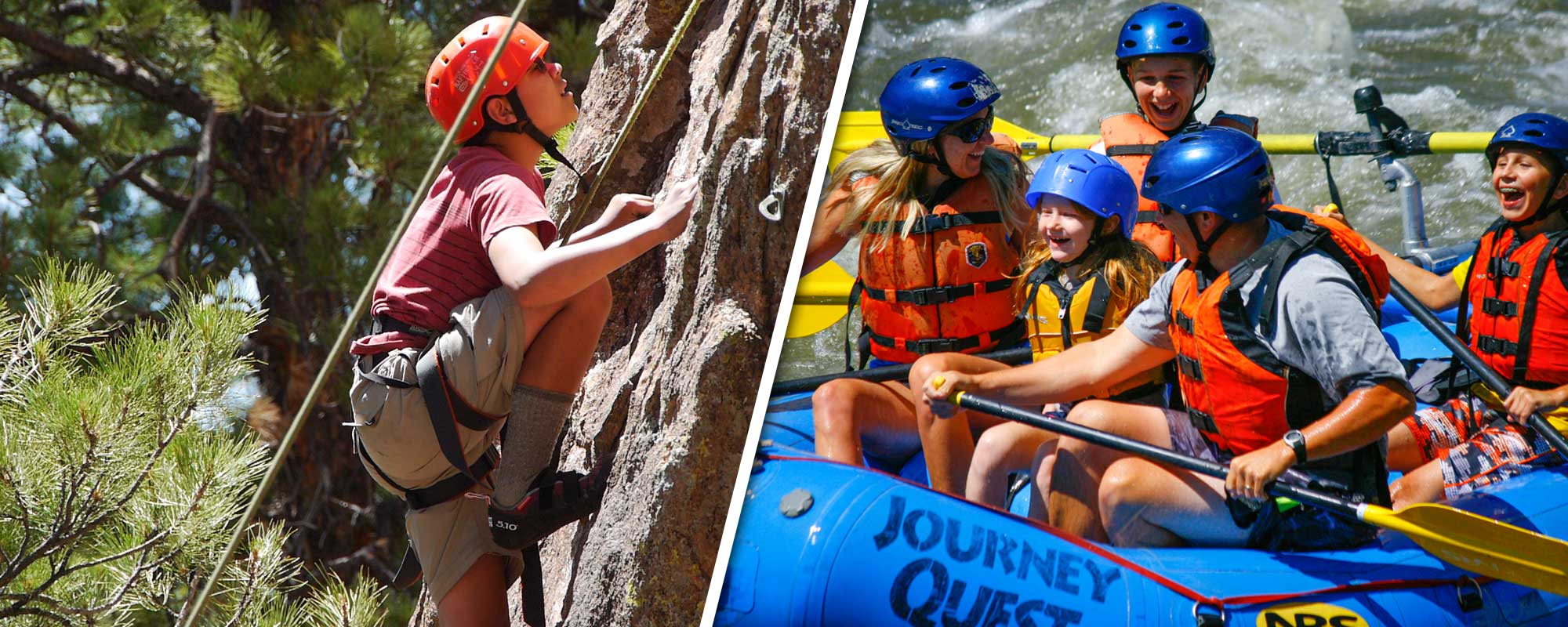 Colorado Rock Climbing and Whitewater Rafting Package | Journey Quest